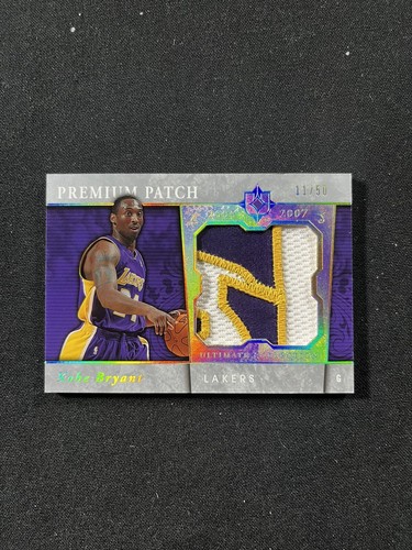 2006-07 KOBE BRYANT ULTIMATE COLLECTION PREMIUM Patches PR-KB PATCH /50 ...