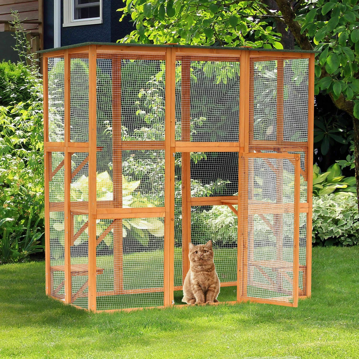 Outdoor Cat Pens Cages