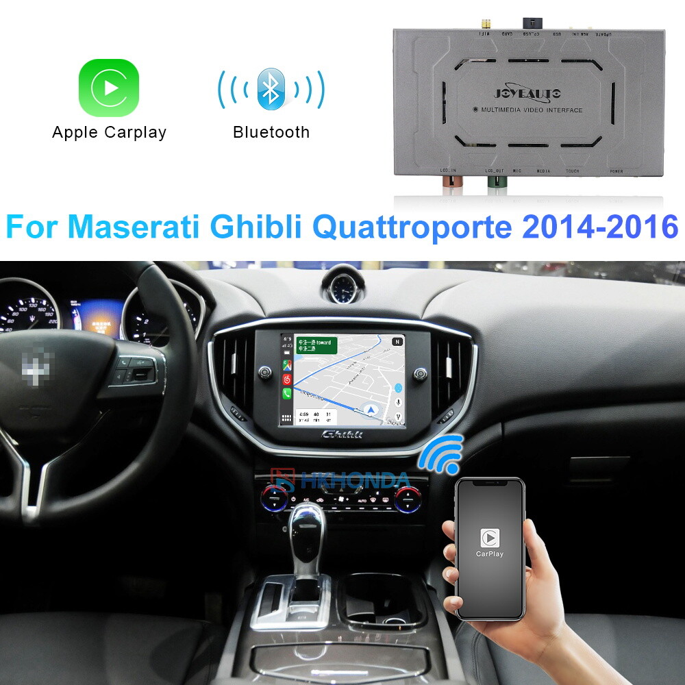 Wireless IOS CarPlay For Maserati Quattroporte Android Auto Retrofit ...