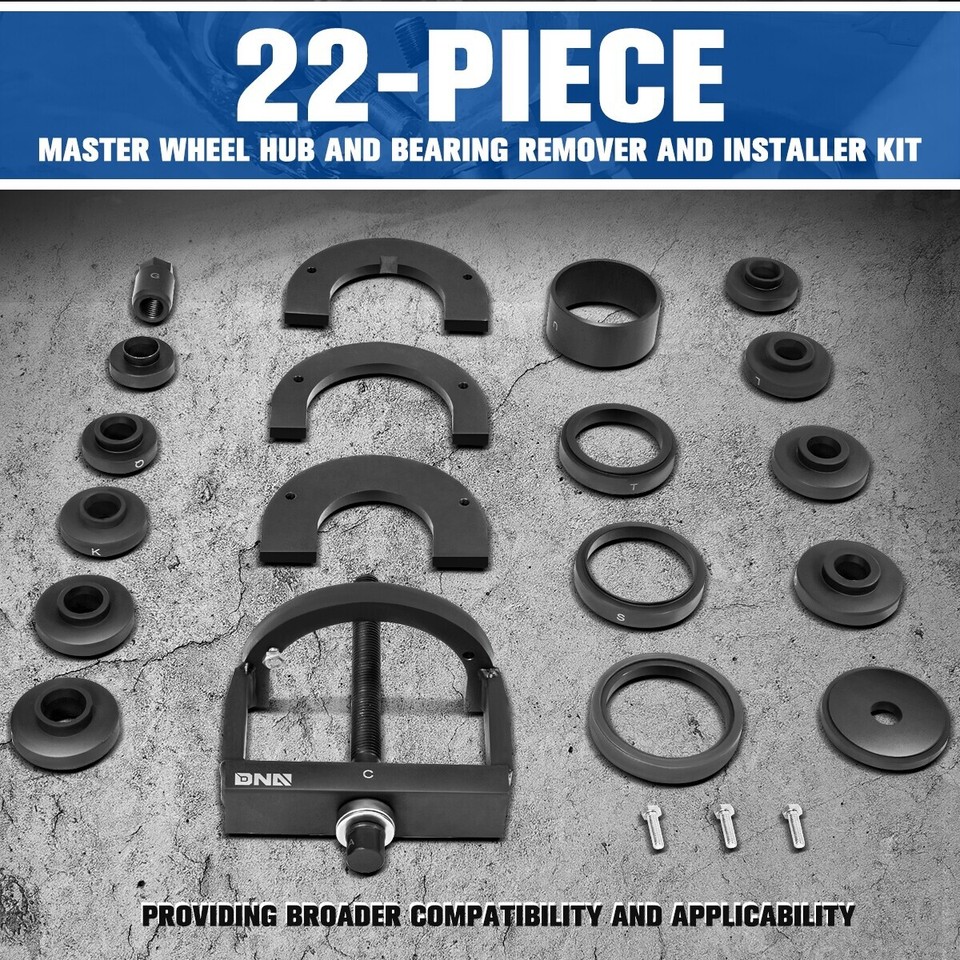22Pcs Bushing Puller Kit Set Removal Puller Wheel Hub Assemblies and ...