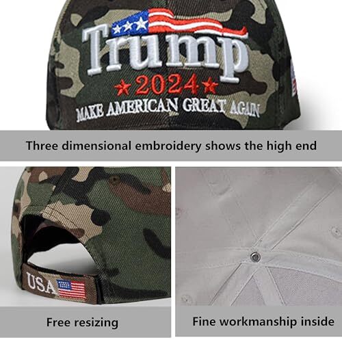 Trump 2024 Hat Donald Trump Hat Make America Great Again MAGA USA ...