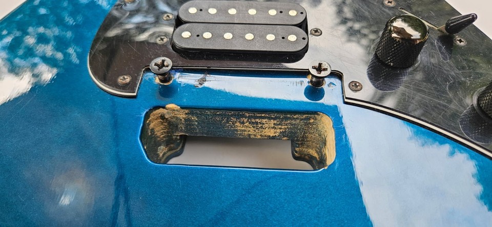 Westone Challenger late 1980s electric guitar body with pickups ...