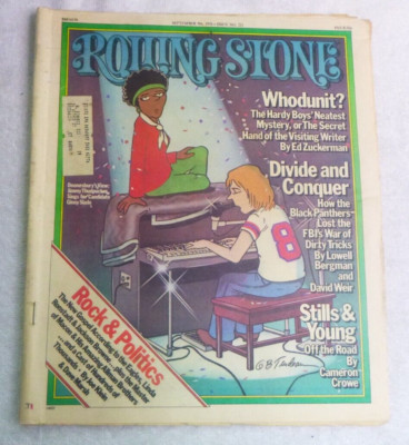 Rolling Stone Magazine September 9, 1976 #221 Rock & Politics (Trudeau ...