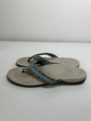 Vionic Womens Casandra Gray T-Strap Sandals Size 11 Floral Print | eBay