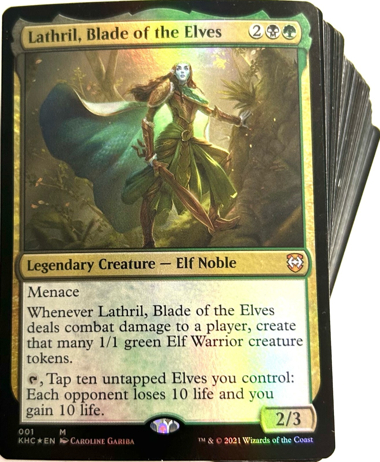 ***Custom Commander Deck*** Lathril, Blade of the Elves - Aggro Elves ...