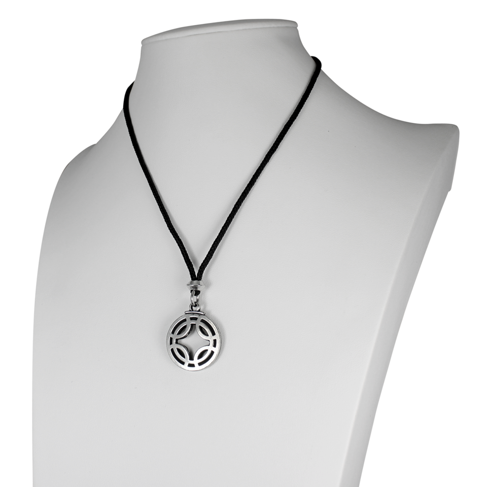 Pewter Binding Rune for Wishes Pendant Talisman Icelandic Wealth Amulet ...