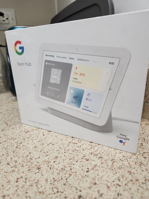 Google Nest Hub (2nd Gen.) Smart Display - Chalk (GA01331-US) for sale ...
