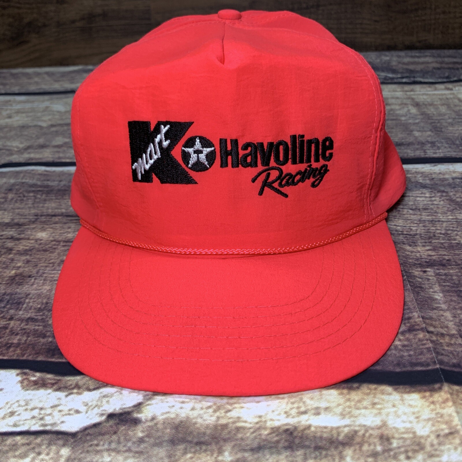 Vintage Kmart Havoline Racing Neon Pink Snapback Cap … - Gem