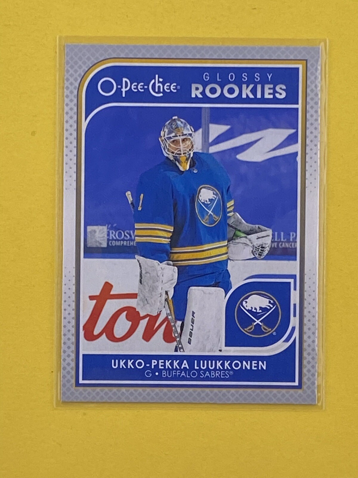 2021-22 Ukko-Pekka Luukkonen R-16 Glossy Rookies OPC Hockey Buffalo ...