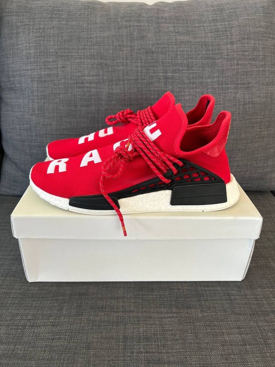 Size 10 - adidas NMD Human Race x Pharrell Scarlet Red Size 10 - adidas NMD Human Race x Pharrell Scarlet Red