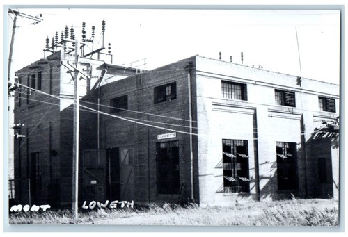 Loweth Montana MT Postcard Loweth Substation c1960's Vintage RPPC Photo ...