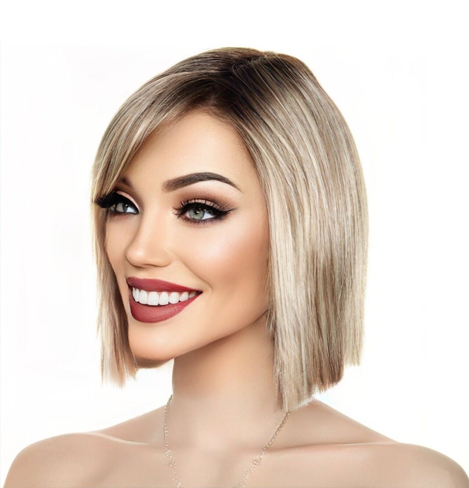 Ellis | Naturalle Estetica Wigs | Lace Front/Lace Part | Blunt Cut ...