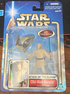 2002 STAR WARS AOTC OBI-WAN KENOBI Figure Unopened | eBay