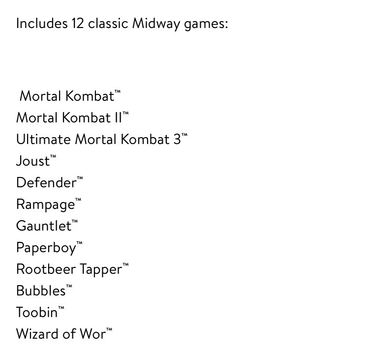 Arcade1up Midway Legacy Edition Arcade Cabinet Mortal Kombat 🔥 | eBay