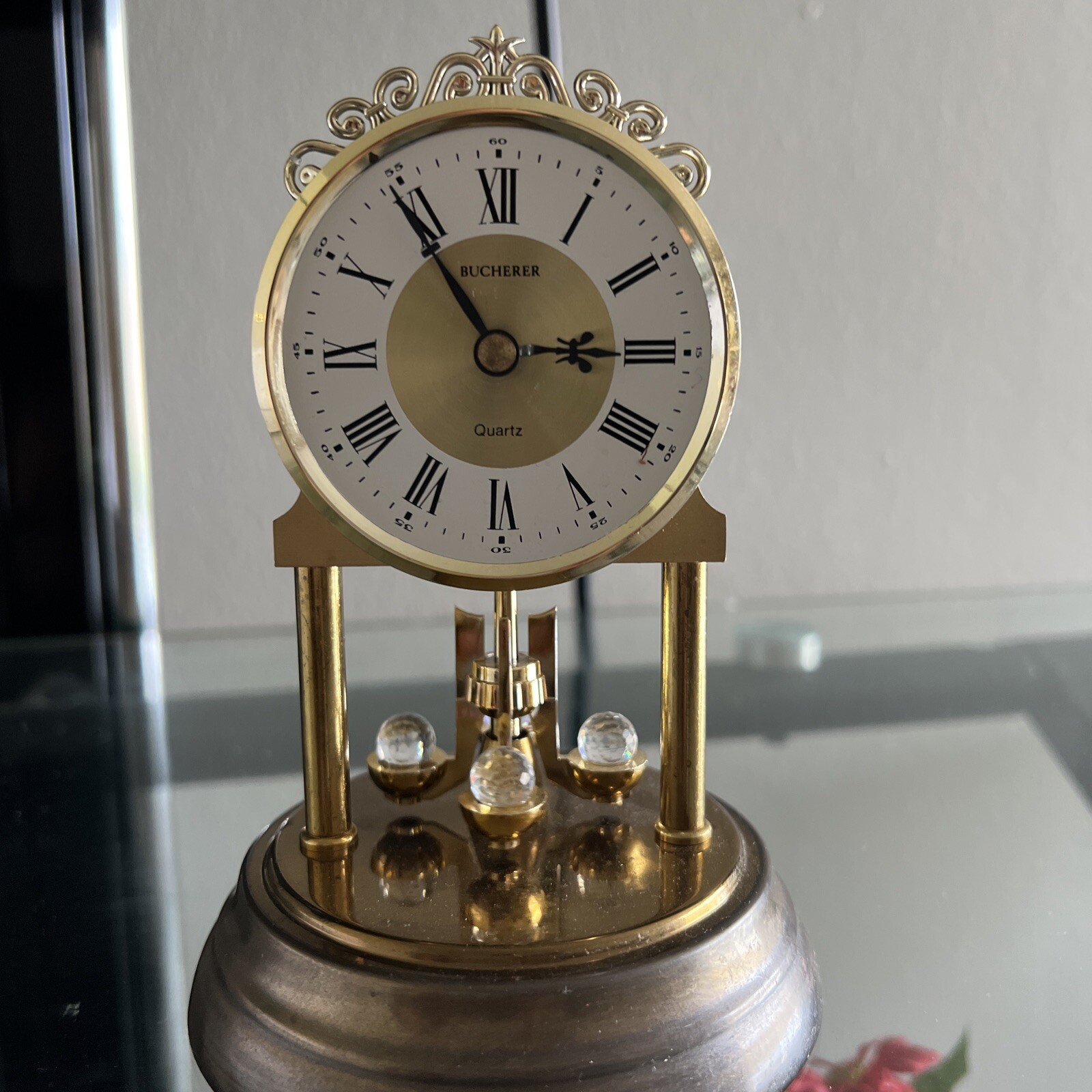 Bucherer Vintage Quartz Table Clock | eBay