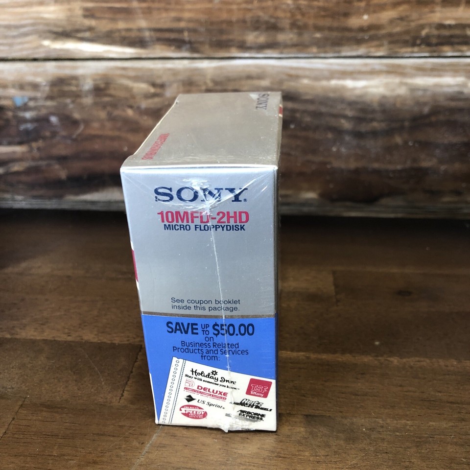 Sony 3.5" Micro Floppy Disk Double Sided Pack of 10 Diskettes - New ...