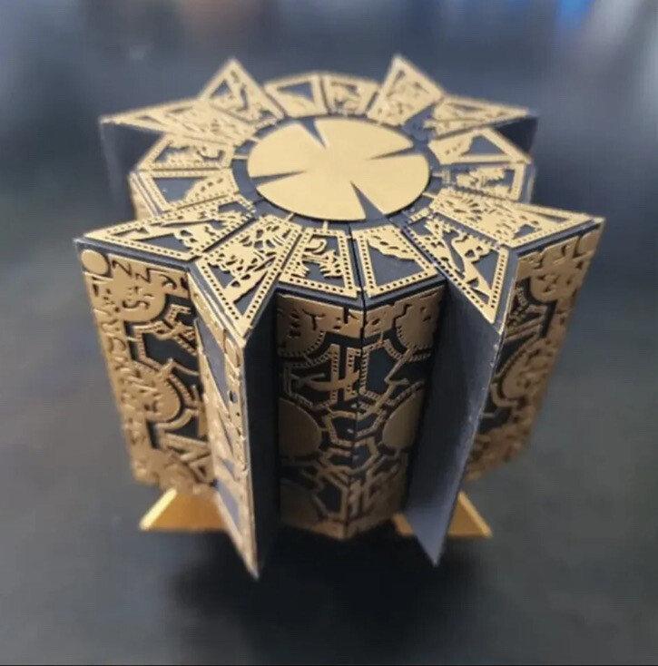 Hellraiser Cube Puzzle Box Lament Configuration Functional Pinhead Prop ...