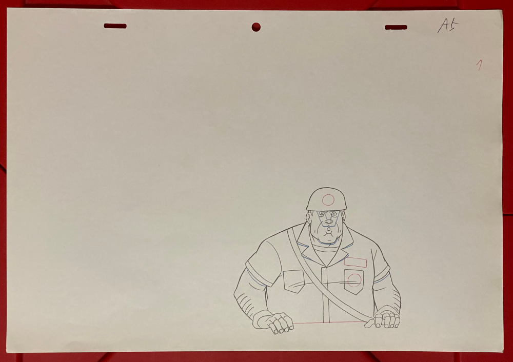 VENTURE BROS. Production Art - Sgt Hatred Animation Drawing - Adult ...