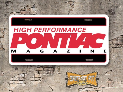 High Performance Pontiac Booster License Plate | eBay
