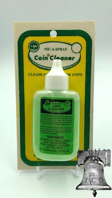Nic A Spray Coin Cleaner for All Gold Silver Bar Magic Clean Acid ...