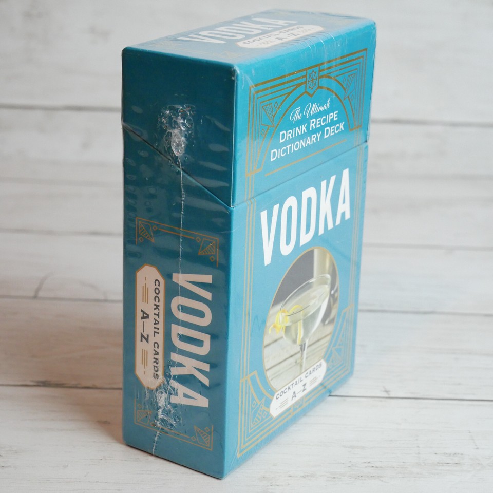 Vodka Cocktail Cards A-Z : The Ultimate Drink Recipe Dictionary Deck NEW SEALED | eBay