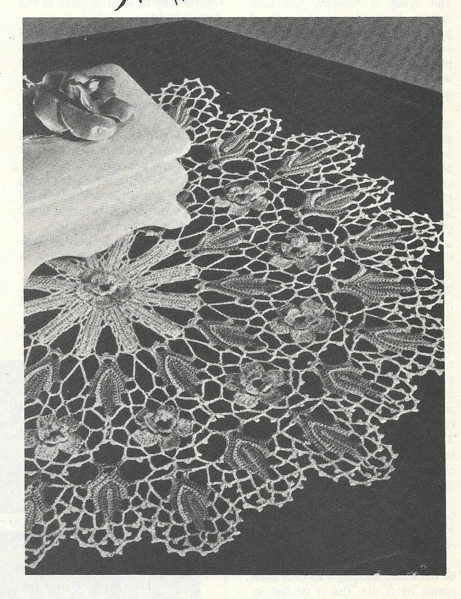 Rose Doily Crochet Pattern Crochet Doily Types Lyjo Lelijo