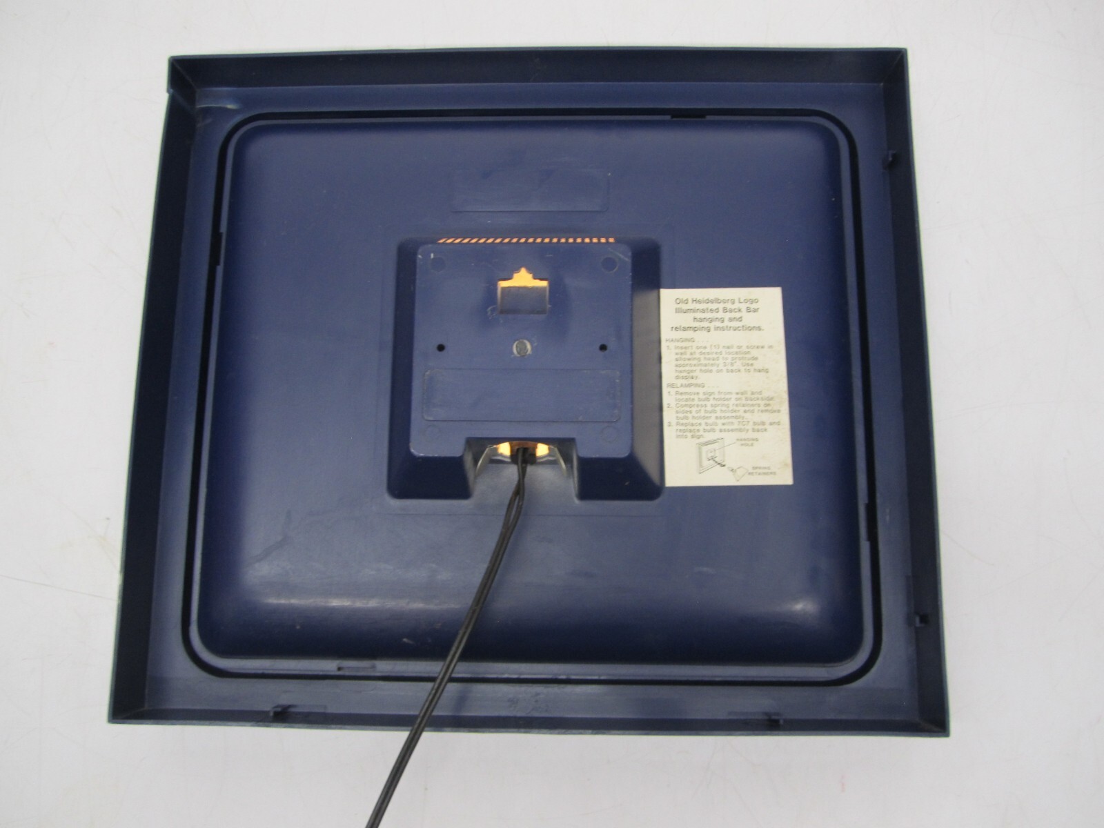 Vtg 1986 Blatz Old Heidelberg Beer Private Stock Lighted Light ...