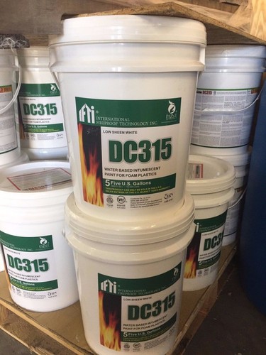 (DC315 ) White Intumescent Coating Thermal & Ignition Barrier 5 Gallon ...