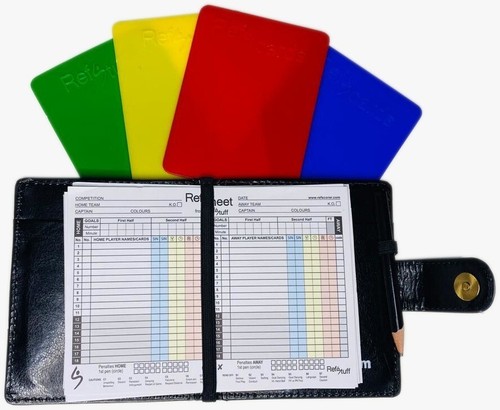 RefStuff RefSheet (pack 50) Football Soccer Referee Match Day Score ...