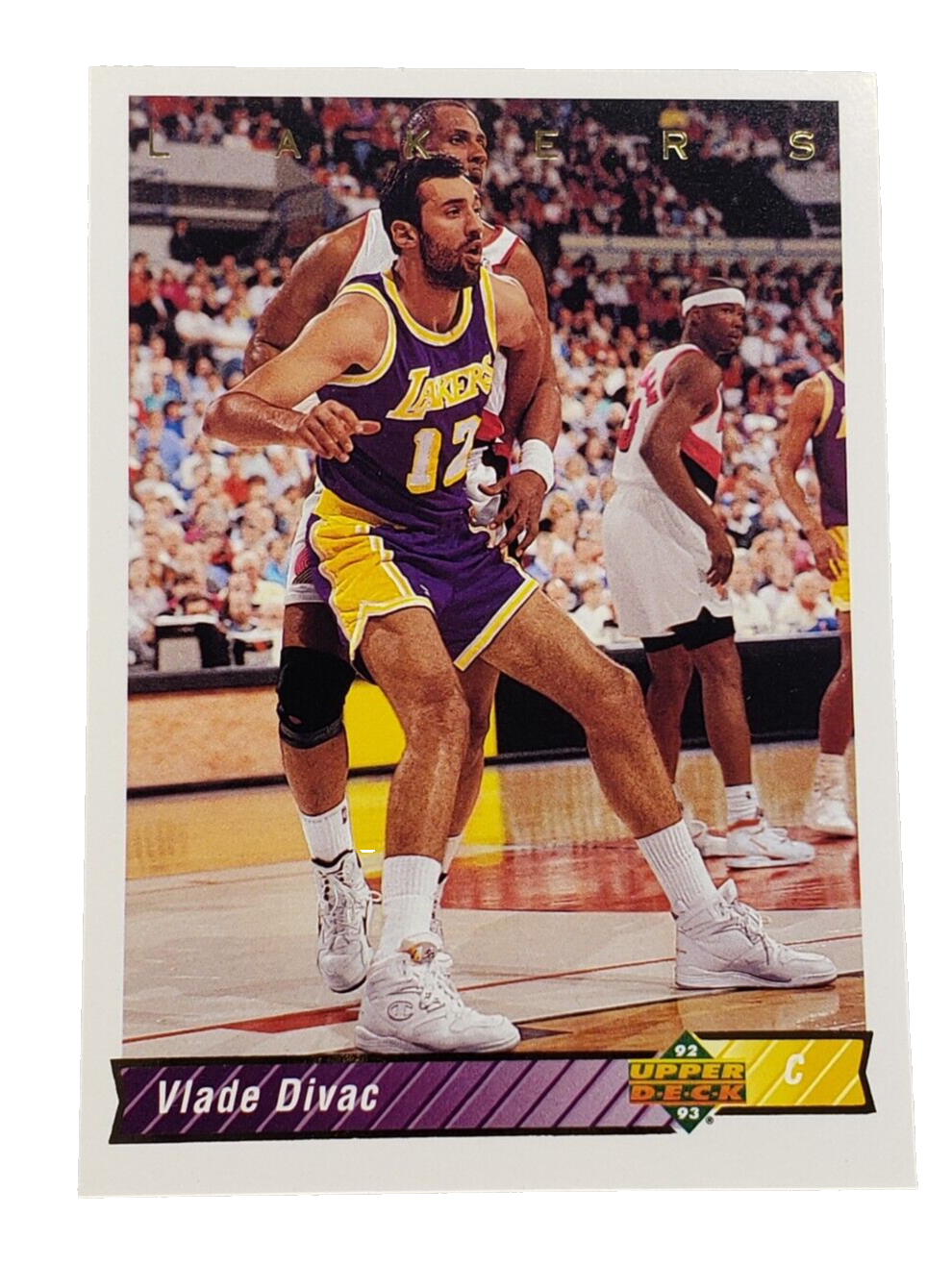 1992-93 Upper Deck Basketball Vlade Divac #199 Los Angeles Lakers NBA ...