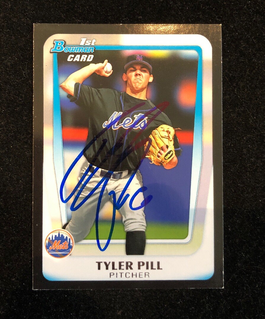 TYLER PILL 2011 TOPPS HERITAGE AUTOGRAPHED SIGNED AUTO BASEBALL CARD ...