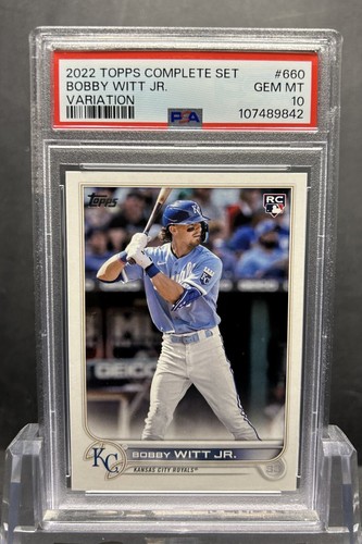 2022 Topps Complete Set Variation #660 Bobby Witt Jr. Royals RC Rookie ...