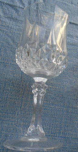 Wine Glass France 6 ½ ” Tall Crystal D'Arques Longchamp Lead Crystal | eBay