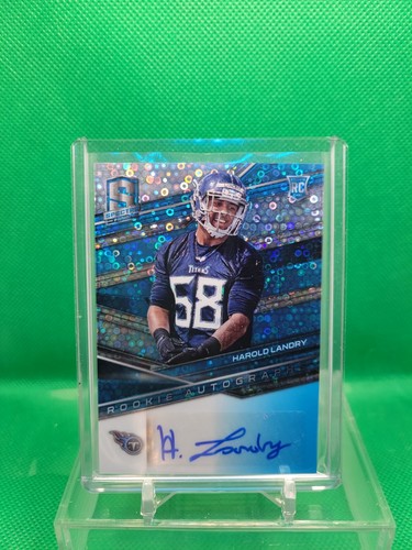 2018 Panini Spectra Neon Blue Autograph /149 Harold Landry RC | eBay