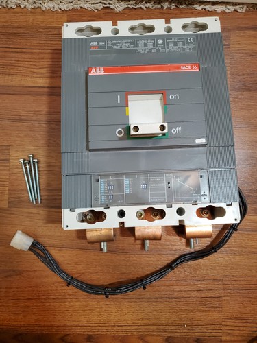 ABB SACE S6 Circuit Breaker S6N600BL AS 3P 600 A 600V w/Aux Switch ...
