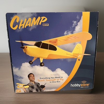 Hobbyzone HBZ4900 Radio Control Champ RTF Airplane Yellow Kit Hobby ...