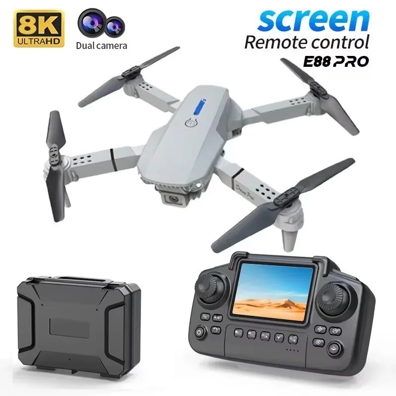 6K HD GPS Drone with Built-In Screen WIFI FPV Foldable Selfie RC ...