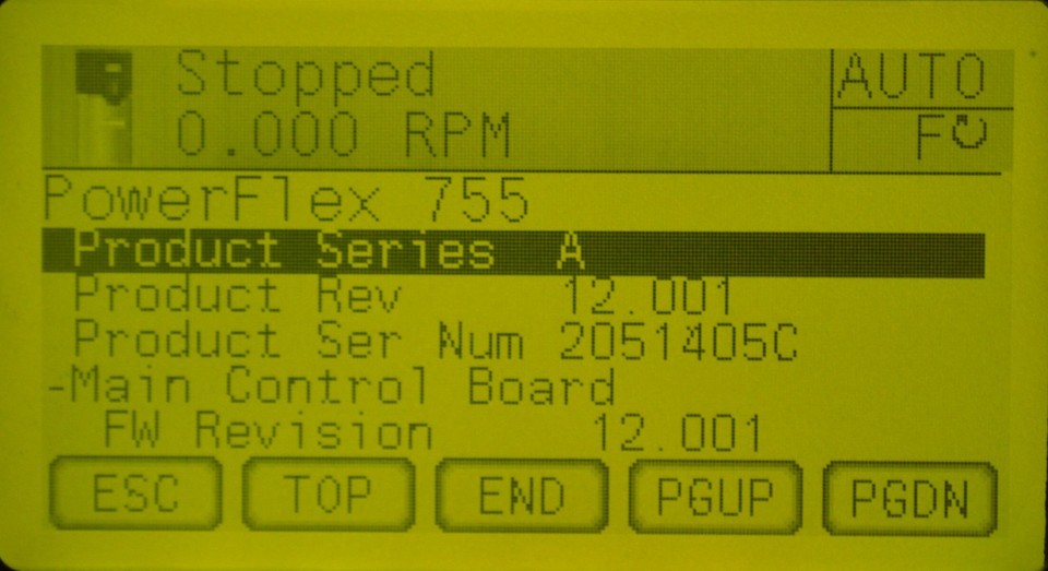 Low HR Allen-Bradley 20G11FD022AA0NNNNN PowerFlex 755 VFD 15HP SER A ...