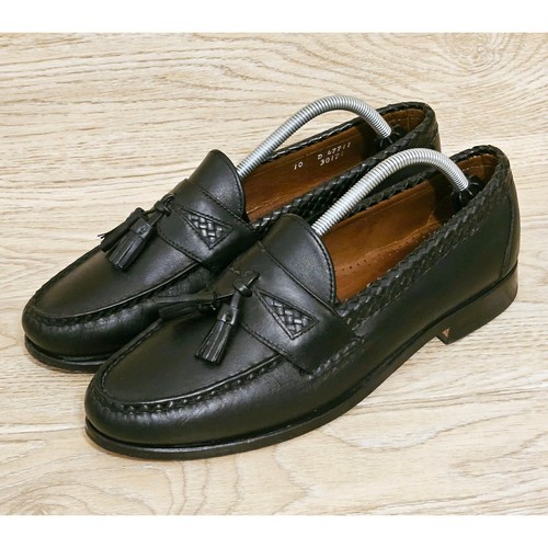 Allen Edmonds Maxfield Tassel Loafer Black Leather Mens 10 D Dress ...