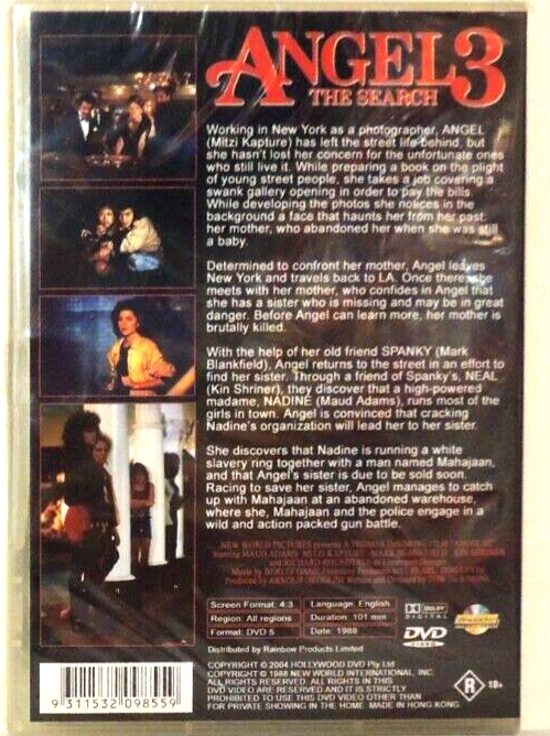 Angel 3 The Search Brand New Sealed DVD Mitzi Kapture Mark Blankfield ...