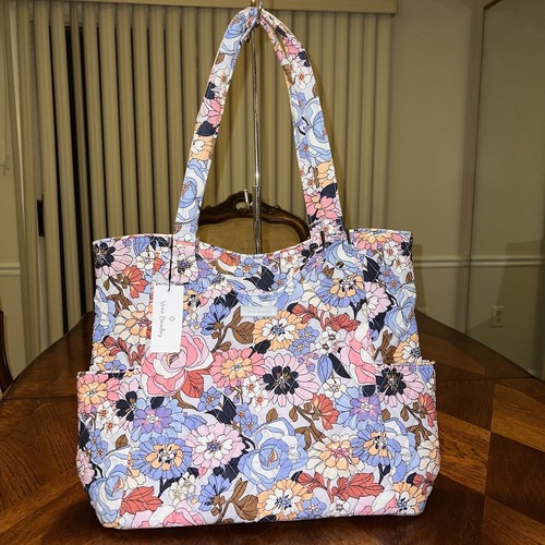 NWT Vera Bradley Large Glenna Tote In Aloha Blooms | eBay