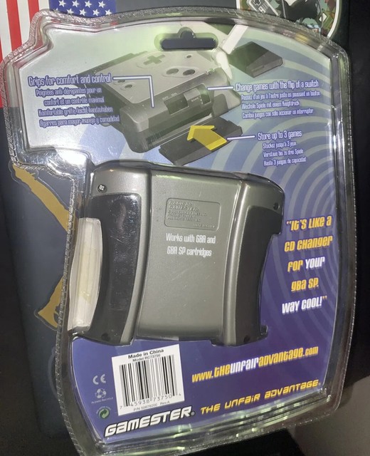 Nintendo Gameboy Advance SP GBA Game Cartridge Changer Radica Gamester ...