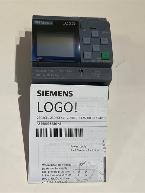 Siemens LOGO! 230RCE Logic Module for sale online | eBay
