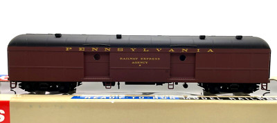 HO WALTHERS 932-5832 B60B BAGGAGE CAR PENNSYLVANIA PRR MSNGR (OCT '52 ...