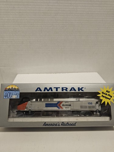 ATHEARN HO P42DC AMTRAK 40TH ANNIVERSARY # 156 PHASE I DCC QUICK PLUG ...
