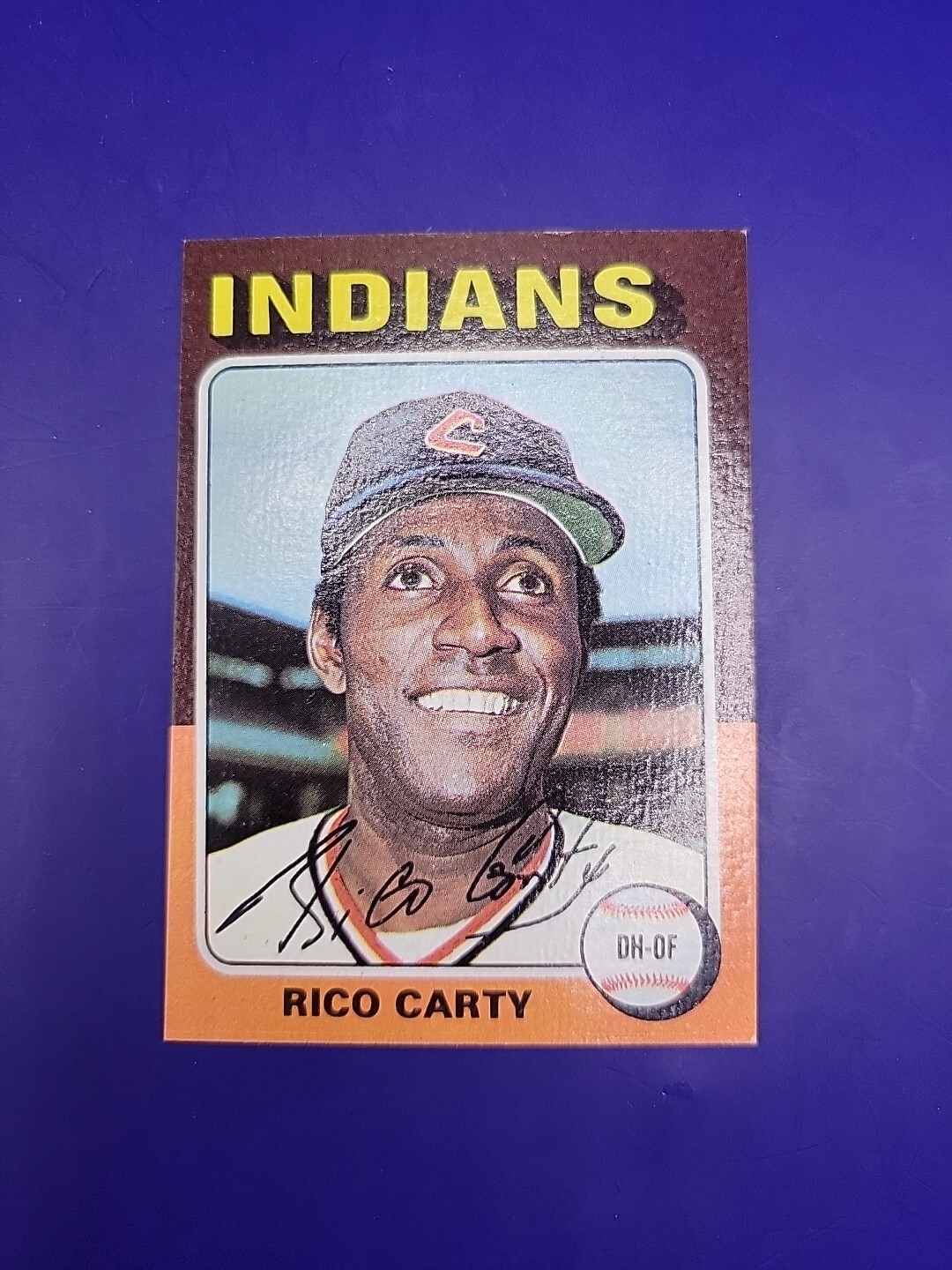 1975 Topps Mini #655 Rico Carty, Cleveland Indians Mint Condition | eBay