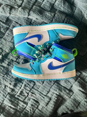 jordan 1 mid sprite blue | eBay