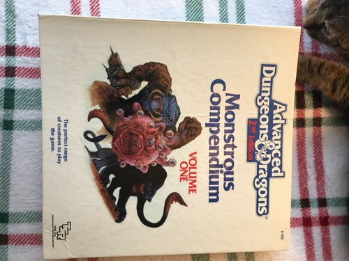 Advanced Dungeons & Dragons 2nd Edition Monstrous Compendium Volume 1 D ...