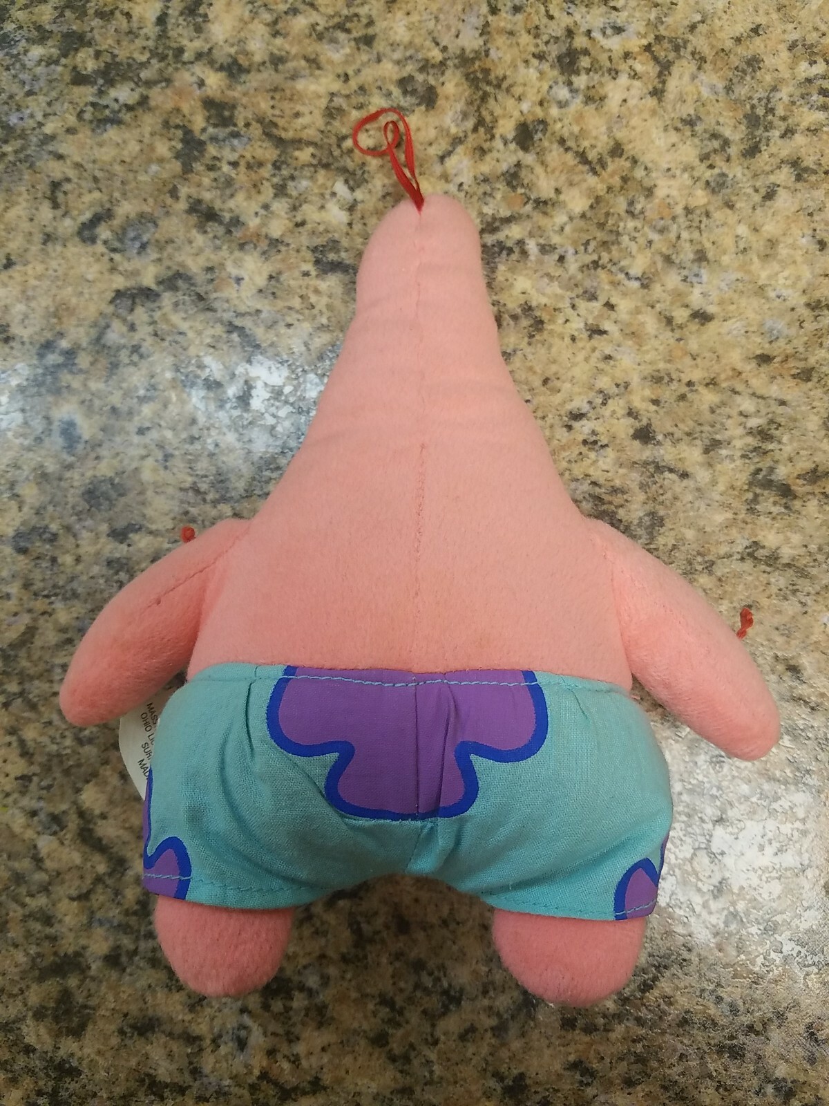 2002 Nanco Spongebob Pink Patrick Starfish Plush 8" Tall Hangable ...