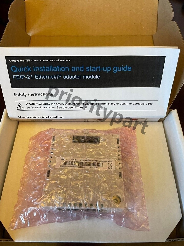 ABB FEIP-21 FEIP21 Ethernet/IP Adapter Module New In Box Free Shipping ...